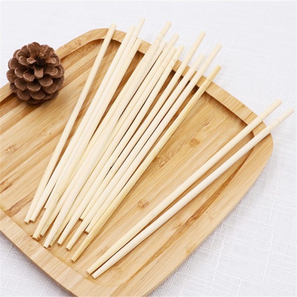 Quality Customized Logo Round Disposable Bamboo Chopsticks for Sustainable Dining for sale