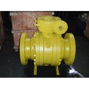 Quality 600LB Three Piece Side Entry Trunnion Type Ball Valve for sale
