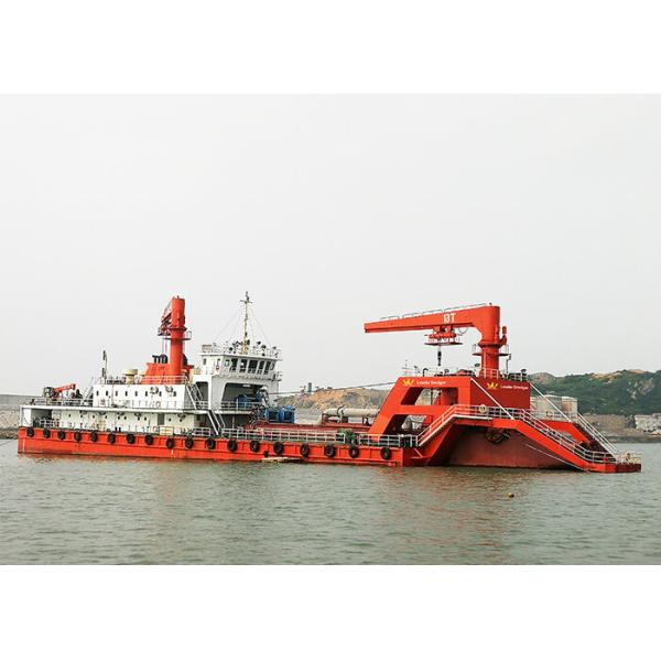 Quality Port Construction River Sand Dredger Equipped With Cummins High Power Dual Engine for sale