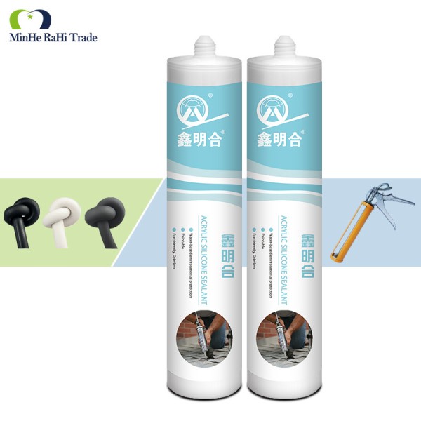Quality 280ml Cartridge Tube Acrylic Sealant Clear Bathroom Caulk Grouting Joints Anti Fungal for sale