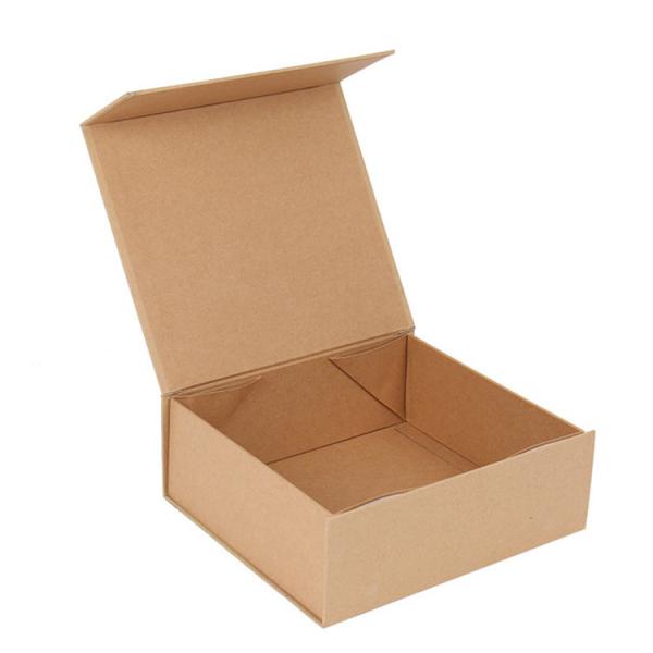 Quality Recycled Custom Clothing Gift Packaging Kraft Apparel Boxes Collapsible Magnetic for sale