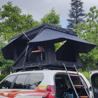 Quality Overland XL Robust Z Rooftop Tent With 2.3m Telescopic Ladder for sale