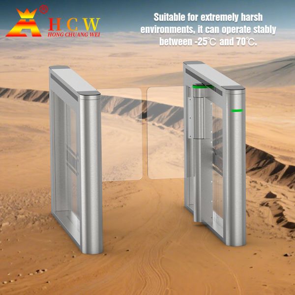 Quality Full Automatic Bidirectional Swing Barrier Turnstile IP54 Access Control Swing for sale