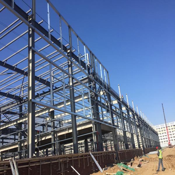 Quality Q355 Q235 Steel Structure Warehouse with Sandwich Panel Walls for sale