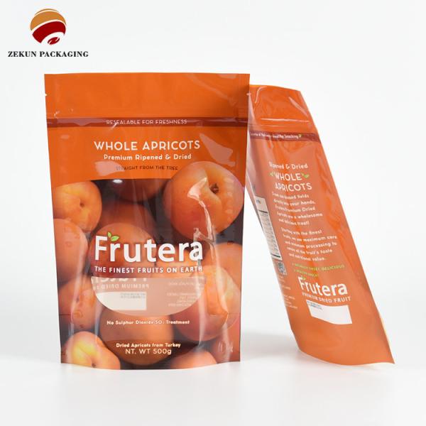Quality CMYK Printing Food Packaging Bags Nut Packaging Pouch Puncture Resistant for sale