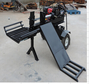 Quality 45ton Gasoline Wood Chipper Artificial Timber Log Splitter ISO Certification for sale