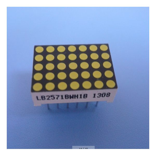 Quality High Efficiency Dot Matrix LED Display 5x7 Moving Signs / LED Matrix Screen for sale