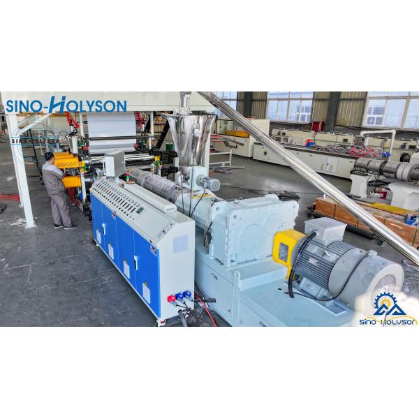 Quality Sino-Holyson Automatic SPC Floor Manufacturing Equipment / SPC Floor Sheet for sale