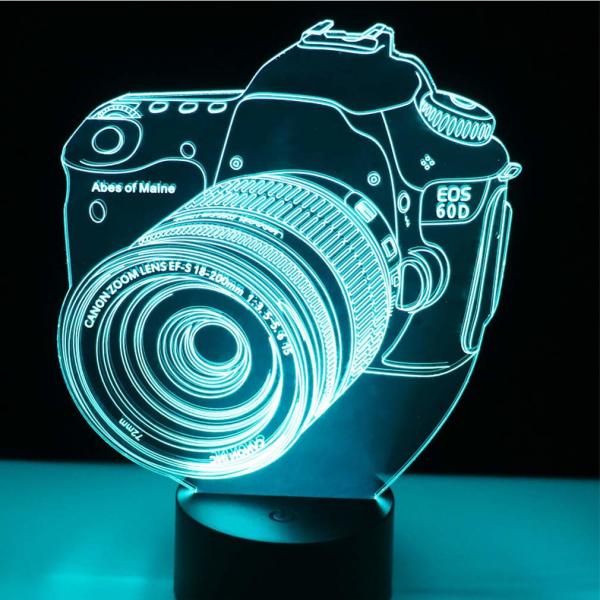 Quality CE Camera 3d Printer Night Light 3D 05 Change 7 Colors Light for sale