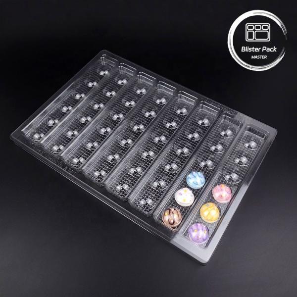 Quality Personalized PET Candy and Chocolate Truffles Packaging Customized for Your for sale