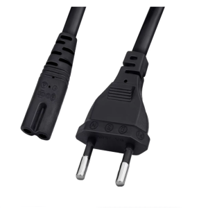 Quality AC EU Power Cable 2 Pin Extension Cable C7 Eu Plug Iec C7 Connector 250v for sale