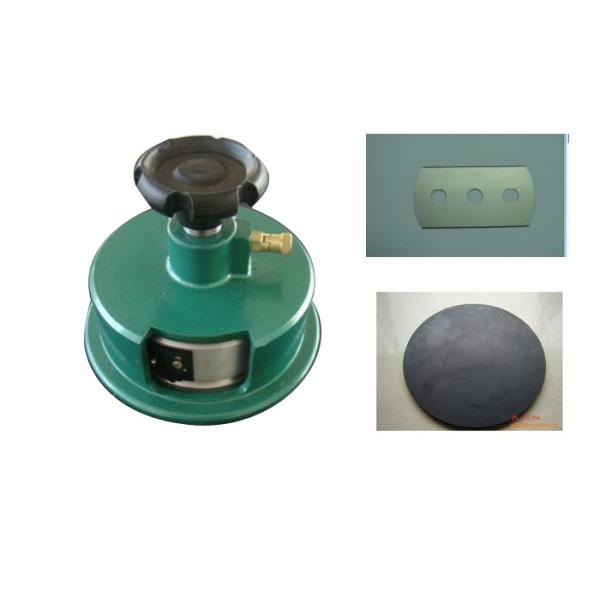 Quality 4mm Cutting Depth Fabric Sample Cutter , Fabric GSM Cutter Sampling Area 100cm2 for sale