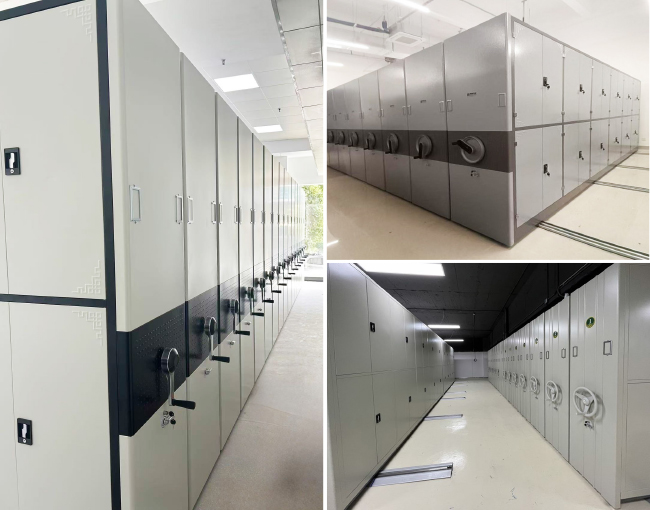 Manual Mobile Shelving Hand Cranked Movable Compact Shelves Archives Compactor Rack System