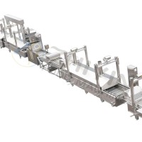 Quality Frozen French Fries Potato Crisps Machine 50kg/H Energy Saving 220V for sale