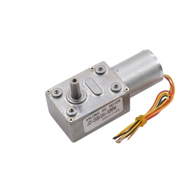 Quality 100rpm 12V 24V Worm BLDC Brushless DC Gear Motor With Encoder for sale