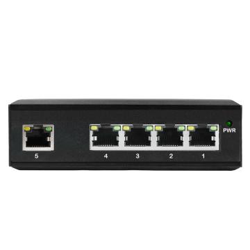 Quality Industrial 5-Port Ethernet Switch E-Mark Certified Unmanaged 12V/24V Input for sale