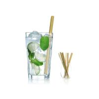 Quality 22.5cm Disposable Bamboo Straws Beverage Usage Bamboo Drinking Straw for sale