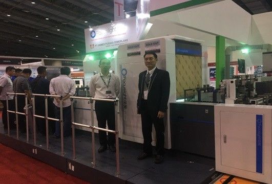 Automatic High Speed ​​Printing Inspection Machine for Fabric Tags, Gecko-200 Suitable for all types of Small Tags