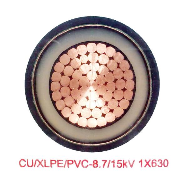 Quality Black 110kV XLPE High Voltage Underground Cable 50mm For Construction for sale