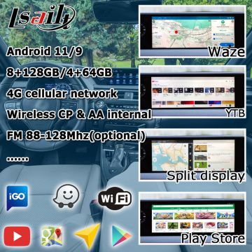 Quality Android Carplay Lexus Touch Screen for UX200 UX250h DSP Adjustment android auto for sale