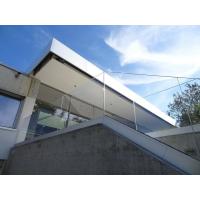 China W45mm * H121mm Commercial Glass Balustrade Stair Railings / Handrails Position factory