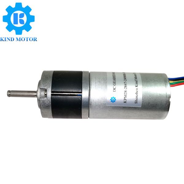 Quality 6W Brushless DC Geared Motor 4A Continuous Current 28mm Diameter for sale