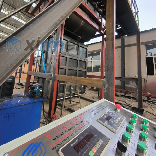 Foam Producting Line Scraps Plastic Foam Sponge Glue Mixing Recycled Plastic PU Foam Rebond Foam Recycling Machine