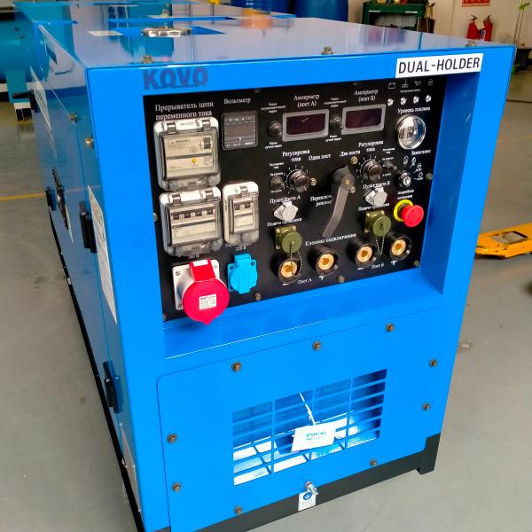 Quality 1500/1800rpm Brushless Kovo Diesel Welder Generator Ew500dst for sale