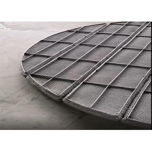 Quality Diameter 0.3mm Wire Mesh Demister Pads Vessel For Pollution Control for sale