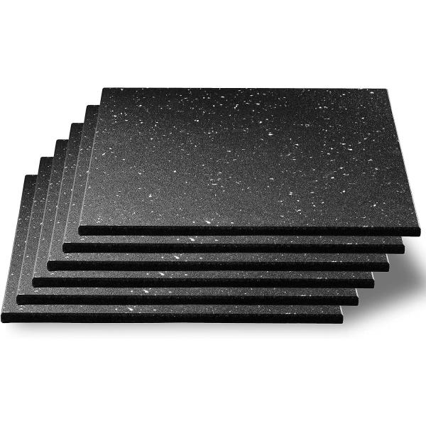 Quality Black / Red Rubber Wall Panels 500*500mm Gym Wall Padding Panels for sale
