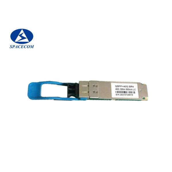Quality 850nm 300m 40 Gbe Qsfp+ Sr4 Fiber Transceiver with DDM CE Certification for sale