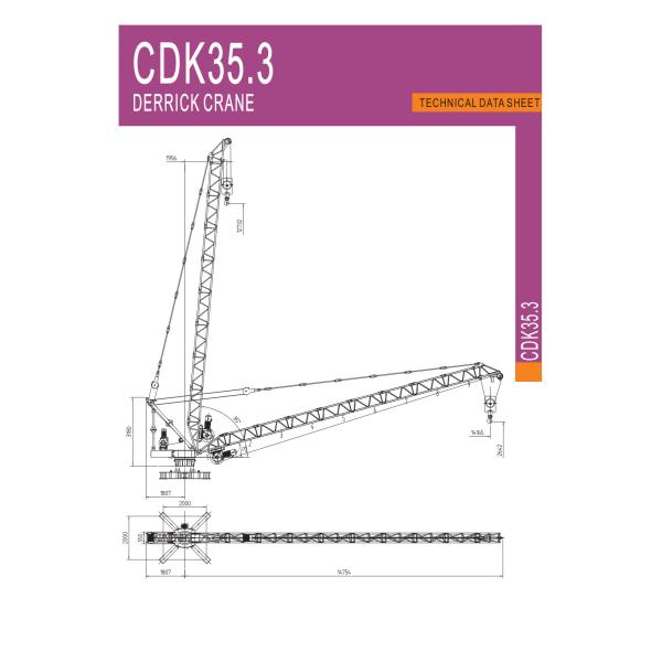Quality 3 Ton Small Derrick Crane For Disassembly Tower Crane Slewing And Jib for sale