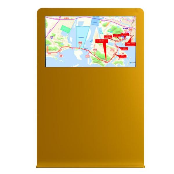 Quality FHD 1920x1080 LCD Touch Screen Billboard 60000 Hours Life Expectance for sale