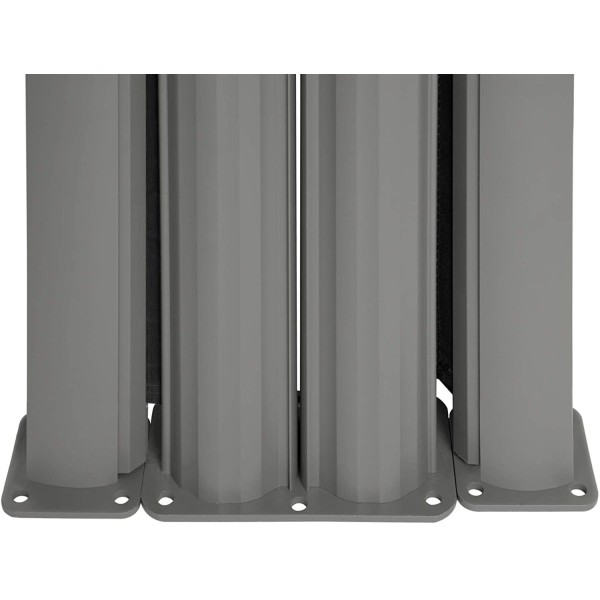 Quality Double Retractable Patio Side Screen Awning with Manual Operation Polyester for sale