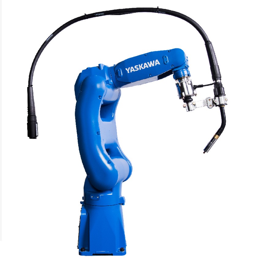Quality 8kg Industrial Robot Arm YASKAWA AR700 For Arc Welders 727mm Arm Welding Robot for sale