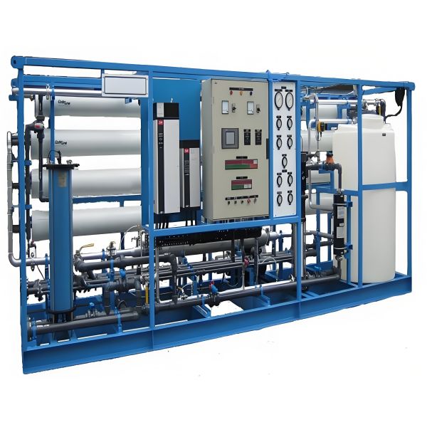 Quality Danfoss / Grundfos Pump Seawater Desalination System With 6.5Mpa Operating for sale