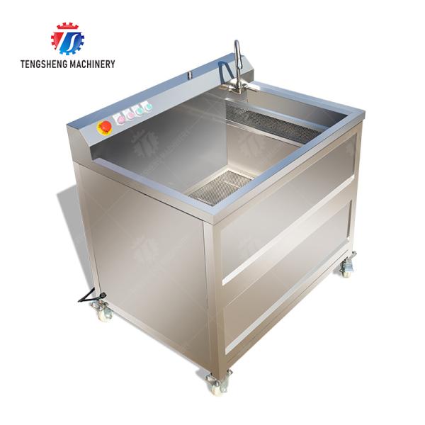 Quality Single cylinder fruit and vegetable washing machine with slag separator Leaves for sale