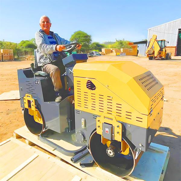 Quality Factory Price CE Certified Double Drum Road Roller 1500kg Asphalt Compactor for sale