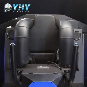 Quality Acrylic Appearance VR Shooting Simulator 9D 720 Degree Rotation With Cockpit for sale
