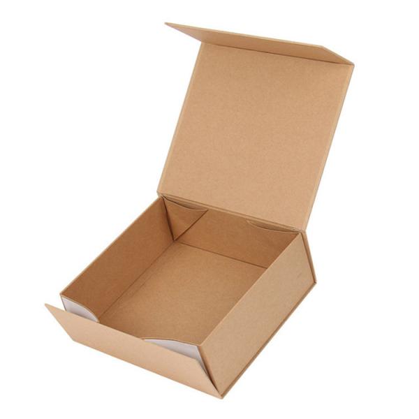 Quality Recycled Custom Clothing Gift Packaging Kraft Apparel Boxes Collapsible Magnetic for sale