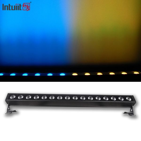 Quality 16*5W Led Wall Washer Light Rgb Dmx IP65 Aluminium Housing Outdoor Waterproof Wall Wash Lighting DMX512 Outdoor Building Lighting for sale