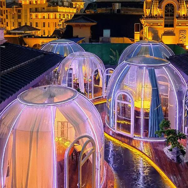 Quality 3.5m Bubble Tent High Efficiency 3 5m Flame CE Certified ETL Listed for sale