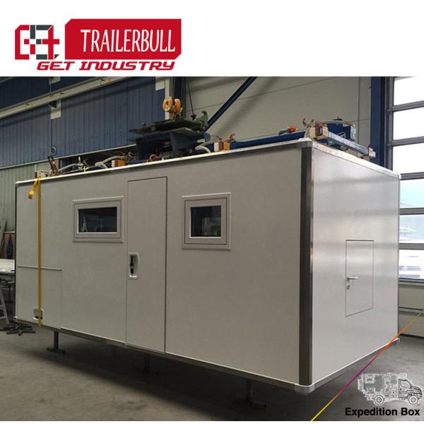 Quality Rectangle FRP Sandwich Box Expedition Truck Camper for sale
