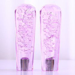 Quality Craft Resin Shift Knob Purple Blue Crystal Shift Knob 248g for sale