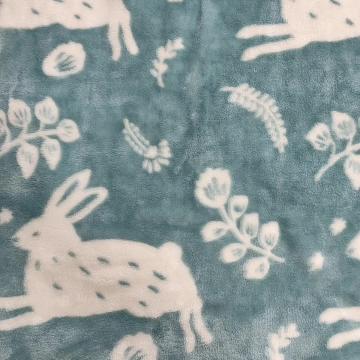 Quality Double Side Printed Flannel Fleece Fabric 100% Polyester Winter for sale