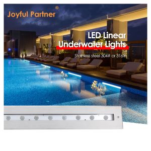 Quality Underwater Linear Light Rectangle Shape With Asymmetrical Beam IP68 SS316L for sale