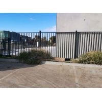 Quality Metal Fence Tubular Pool Fencing 7ft Height Black Steel Fence for sale