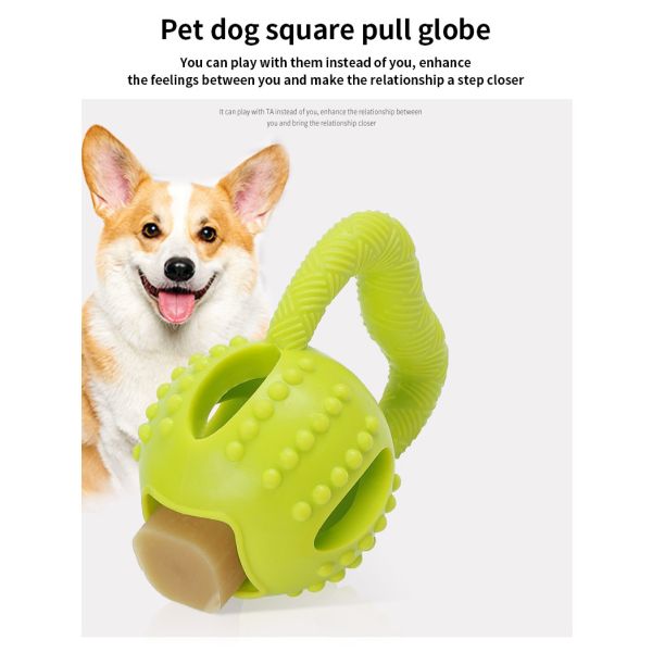 Quality TPR Pet Toys Interactive Training Toys Leaky Food Toy Comfort Dog Chew Ball for sale