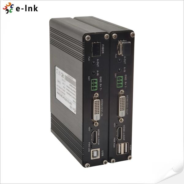 Quality 1Ch 1080P DVI + USB KVM + 1Ch RS232 + 1Ch Bidi Stereo Audio + 1Ch GPIO over for sale