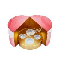 Quality Open Doors Valentines Chocolate Box Luxury Packaging Chocolate Biscuit Box for sale